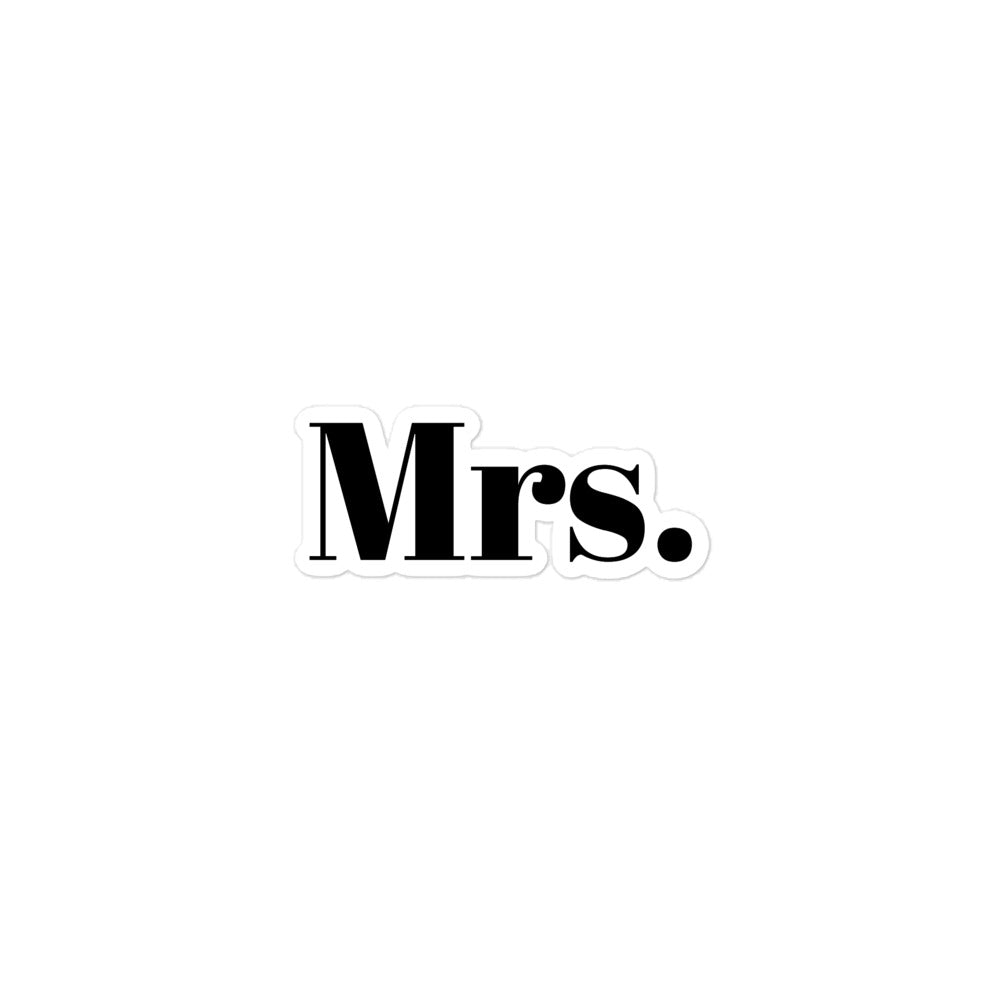 Mrs. Sticker 3"– The Oathery